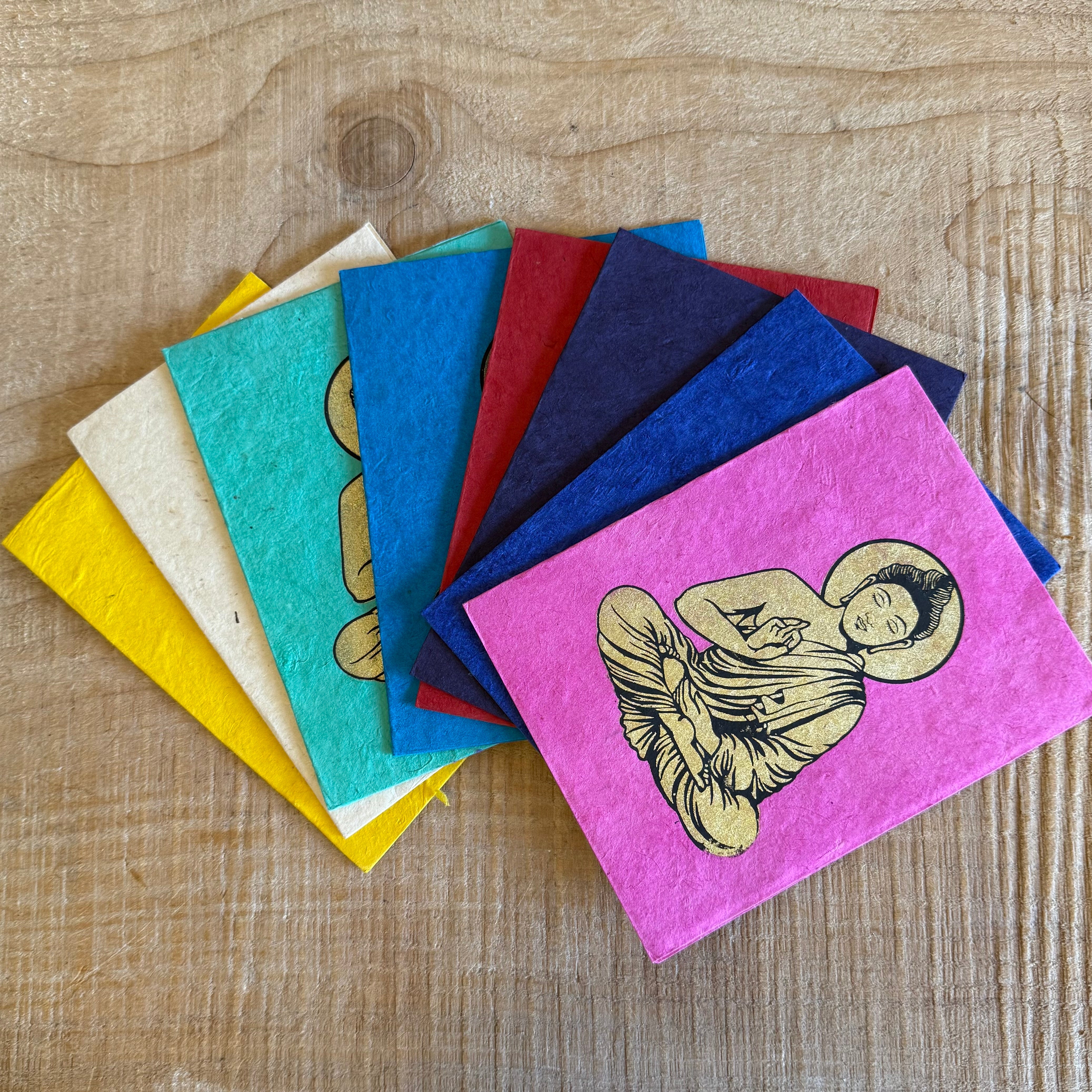 Cards & Postcards | Lokta paper Buddha Greeting cards & postcards – The ...