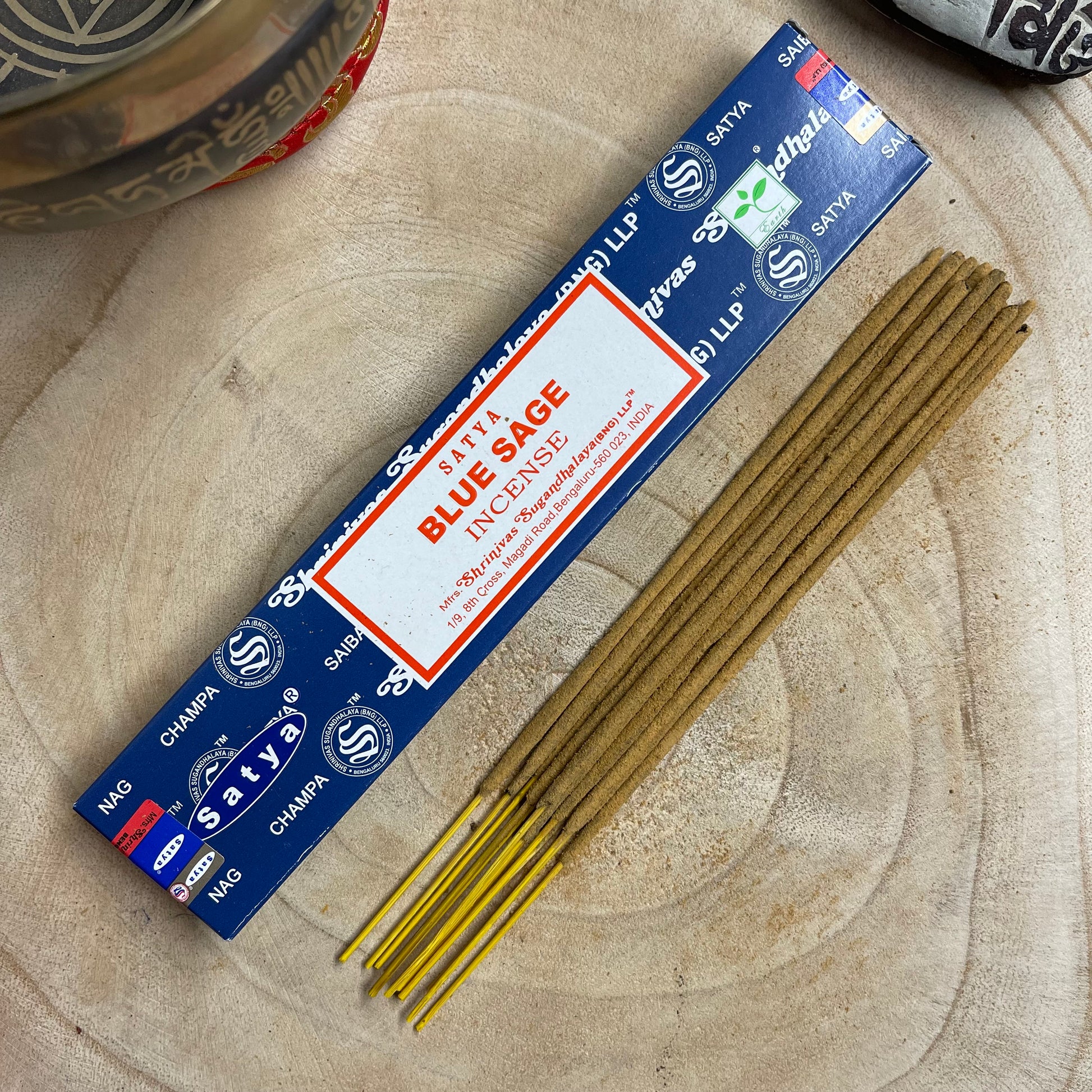 Satya Incense sticks Blue sage – The Buddha Buddha